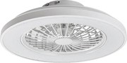 RABALUX 71332 Dalfon2 stropní svítidlo s ventilátorem D485mm LED 48W/2400lm 3000-6500K bílá, stmívatelné, dálkový ovladač, starlight efekt
