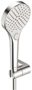 Hansa Viva - Set sprchové hlavice, držáku a hadice, 3 proudy, chrom 44170220