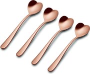 Výprodej Alessi designové kávové lžičky Big Love Set 4 ks, růžové zlato
