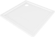 Mexen Flow čtvercová sprchová vanička slim 100 x 100 cm, bílý lesk - 46S101010