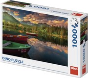 DINO Puzzle Štrbské pleso 66x47cm foto skládačka 1000 dílků v krabici dn532991