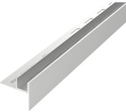 Mexen Line-B pravá skloneklesající lišta do skla 120 cm, inox - 181004120R