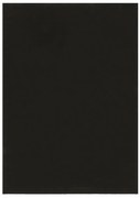 B-line, Kusový koberec COLOR UNI Black, 60x100, černá, ložnice