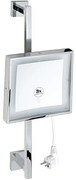 Bemeta Design Kosmetické zrcátko, 200 x 200 mm, na tyči, s LED osvětlením - 116501672