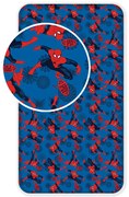 Jerry Fabrics Bavlněné napínací prostěradlo 90x200 + 25 cm - Spider-man "06"