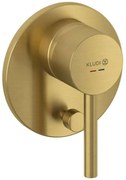 Kludi Bozz - Baterie pod omítku, pro 2 spotřebiče, kartáčované zlato 38716N076