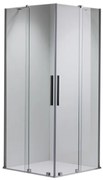 BPS-koupelny Čtvercový sprchový kout HYD-ATA-X2 80x80 chrom/transparent - bez vaničky