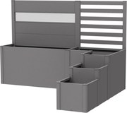 Biohort Vyvýšený záhon DaVinci 2 křemenově šedý 250 x 210 x 168 cm