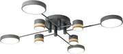 Toolight Toolight, LED stropní svítidlo s dálkovým ovládáním APP528-8C, šedá, OSW-08470