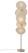 Japandi stojací lampa béžová 3-světla - Organica