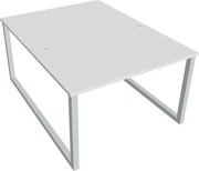 Kancelářský pracovní stůl Hobis USDO 1200, bílá RAL 9016, deskaakát