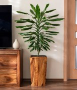 Indický nábytek - Květináč Kali z indického masivu palisandr Natural