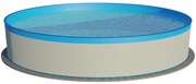 Planet Pool Nadzemní bazén s ocelovou stěnou Azurotico 3,5 x 0,9 m White/Blue 0016