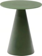 Kulatý odkládací stolek se skleněnou deskou ø 35 cm Wilshire – Kave Home