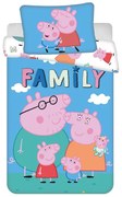 Jerry Fabrics Povlečení do postýlky Peppa Pig 215 baby 100x135, 40x60 cm