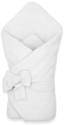 Mušelínová šněrovací zavinovačka New Baby white