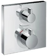 Hansgrohe Ecostat Square - Termostatická baterie pod omítku s uzavíracím ventilem, chrom 15712000