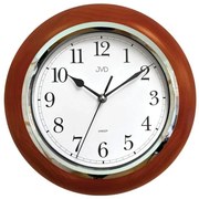 JVD Dřevěné netikající tiché nástěnné hodiny JVD NS7111/41