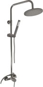 RAV Slezák Seina - Sprchový set s baterií, průměr 20 cm, metal grey SE982.5/5-61MGK