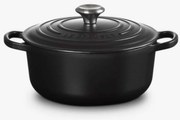 Le Creuset Signature - Pekáč kruhový s poklicí, objem 1,8 l, noir mat 21177180000430
