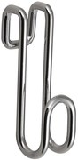 Aqualine Chrom Line - Závěsný háček na sprchové zástěny, chrom 37020