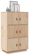 Skříň highboard 67 x 40 x 108,5 cm masivní borové dřevo