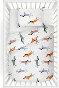 Kvalitex Bavlněné povlečení do dětské postýlky Doggy 1x 90/135, 1x 45/60cm