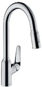Hansgrohe Focus M42 - Dřezová baterie M429-H220 s výsuvnou sprškou, chrom 71800000