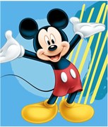 Fleecová deka Disney - Mickey Mouse - 120 x 140 cm