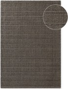 Tmavě šedý/tmavě hnědý ručně tkaný vlněný koberec 80x150 cm Camden Parker – Ted Baker