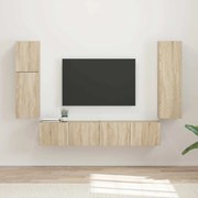 Sestava TV skříněk 4 ks Sonoma dub Kompozitní dřevo 3409035
