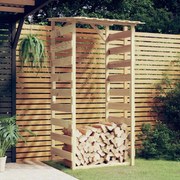 Pergola se střechou 100 x 90 x 200 cm impregnované borové dřevo 318380