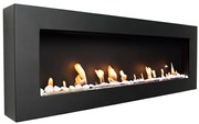 BIO FLAME biokrb Easy L Close černý 115x40 cm