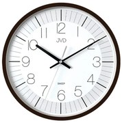 JVD Hnědé nástěnné tiché netikající hodiny JVD JVD HX8019.2
