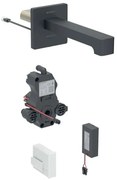 Geberit Brenta - Elektronická umyvadlová baterie pod omítku, bateriové napájení, easy to clean, matná černá 116.294.14.1