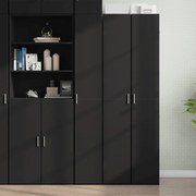Skříň highboard černá 30 x 42,5 x 185 cm kompozitní dřevo