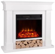 Klarstein Las Pilas elektrický krb s topným ventilátorem 900/1800W, týdenní časovač, dálkové ovládání