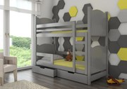 ADRK Furniture Patrová postel pro dvě osoby s matracemi MARABA CH-Mar-G-D118
