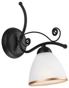 Nástěnná lampa RETRO II 1xE27/60W/230V černá matná