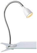 Bílá LED stolní lampa (výška 10,5 cm) Tulip – Markslöjd