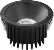 FAN INC-QUANTUM-R18-NER Zápustné venkovní svítidlo LED Quantum, hliník, černé, 18 W, 2000 lm, CCT, 13,5 x 13,5 x 8,5 cm, IP44 - FANEUROPE