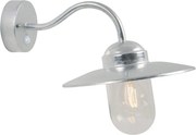NOR 22661031 Venkovní nástěnné svítidlo Luxembourg Sensor 1x60W E27 galvanizovaná čirá - NORDLUX