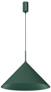 Závěsné svítidlo Capital, 1x zelené kovové stínítko, (fi 46cm), gr