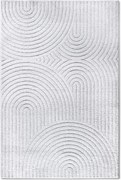 ELLE Decoration, Kusový koberec New York 106203 White, 120x170, bílá, chodba / předsíň