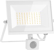 Mexen Luxpro+ LED reflektor s pohybovým senzorem, 50W, Studená - 6500K, 5500 lm, bílý - L236-050-65-20