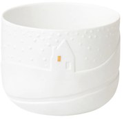 räder Porcelánový svícen Snowflakes, bílá barva, porcelán