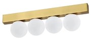 Ideal Lux - LED Stropní svítidlo PING PONG 4xLED/3W/230V CRI 90 mosaz 328249