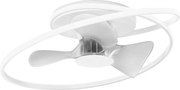 FAN LED-STORM-BCO Stropní svítidlo s ventilátorem LED VENTILATORE 55 W CCT 7450 lm bílá pr.77x22 cm - FANEUROPE