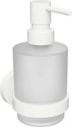 Sapho Sapho, X-ROUND WHITE dávkovač mýdla, mléčné sklo, 200ml, bílá, XR103W
