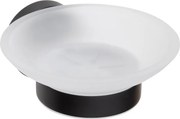 Sapho Sapho, X-ROUND BLACK mýdlenka, mléčné sklo, černý, XR803B